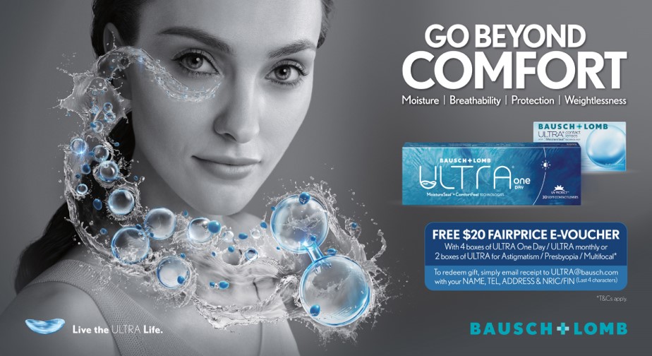 New Ultra One Day Multifocal - Bausch + Lomb - Singapore